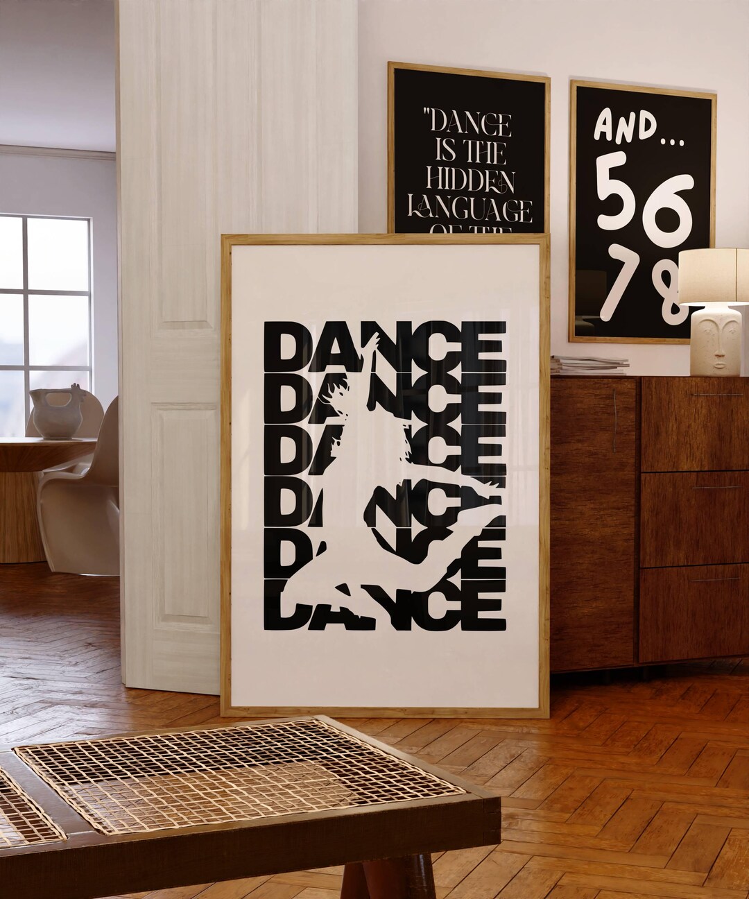 Preppy Dancer Set of 3 Wall Art Print, Ballet Lover Digital Poster ...
