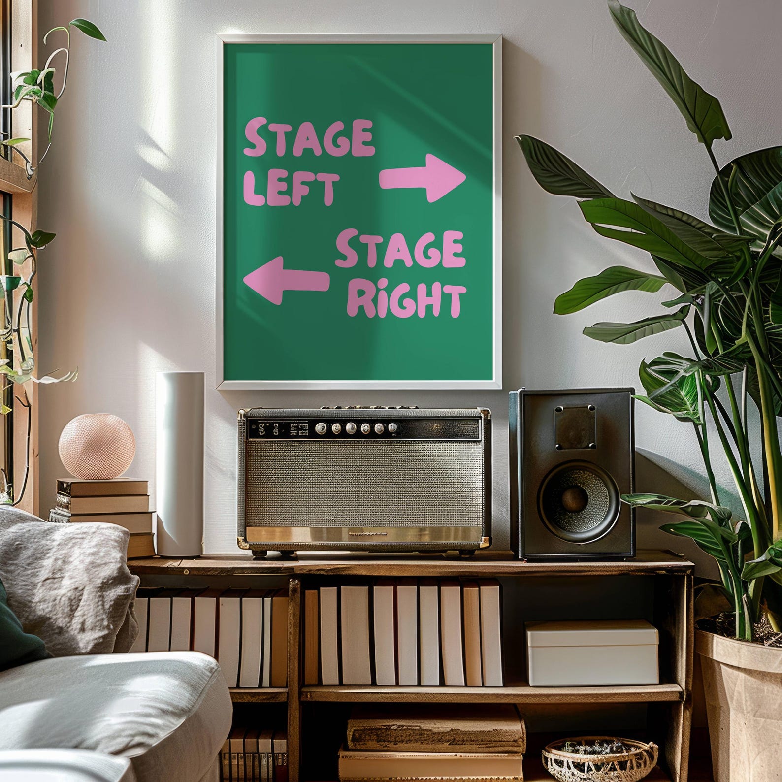 Stage Direction Theatre Lover Poster, Digital Wall Art, Drama Classroom ...