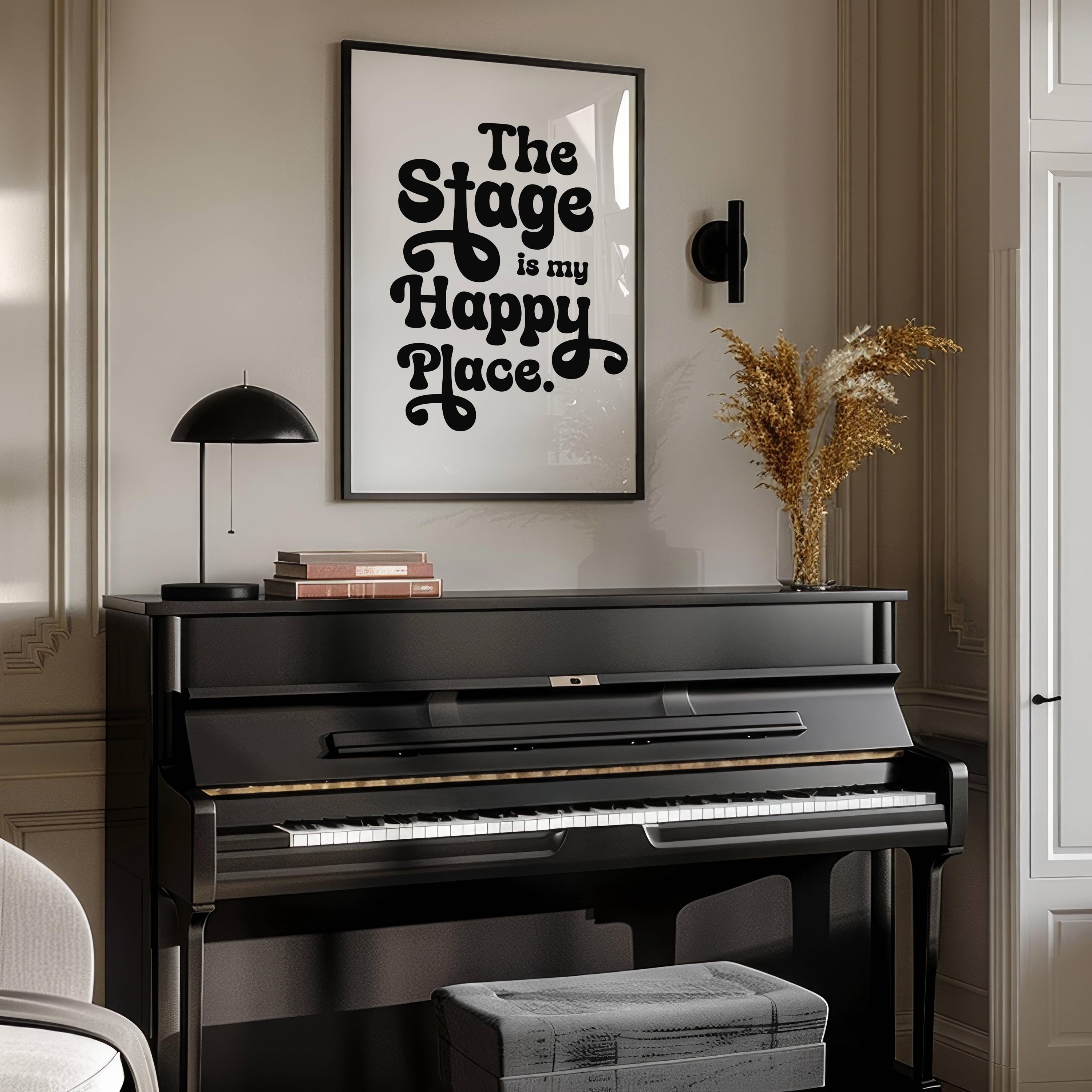 Theatre Lover Poster, Digital Wall Art, Drama Classroom Print, Stage ...