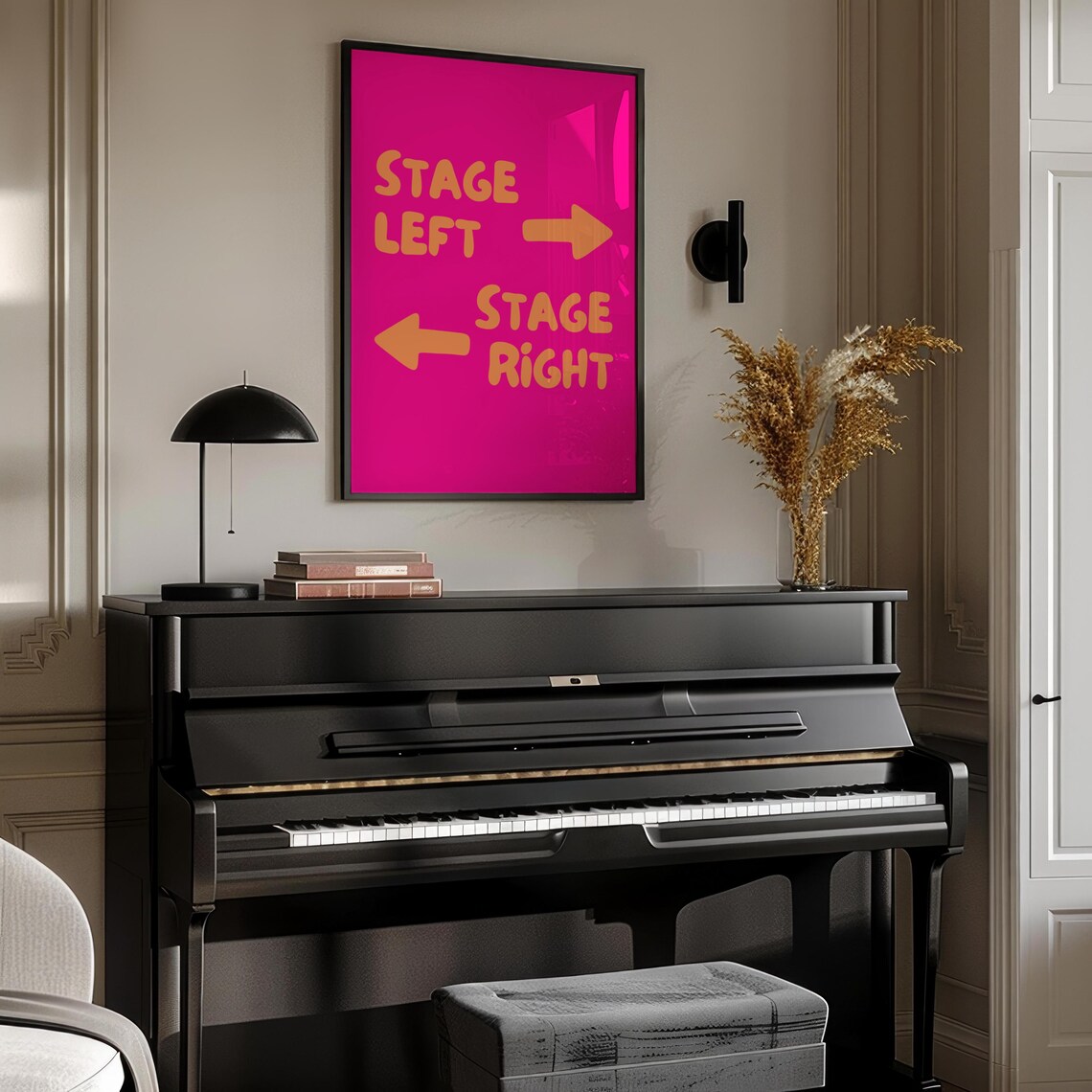 Stage Direction Theatre Lover Poster, Digital Wall Art, Drama Classroom ...