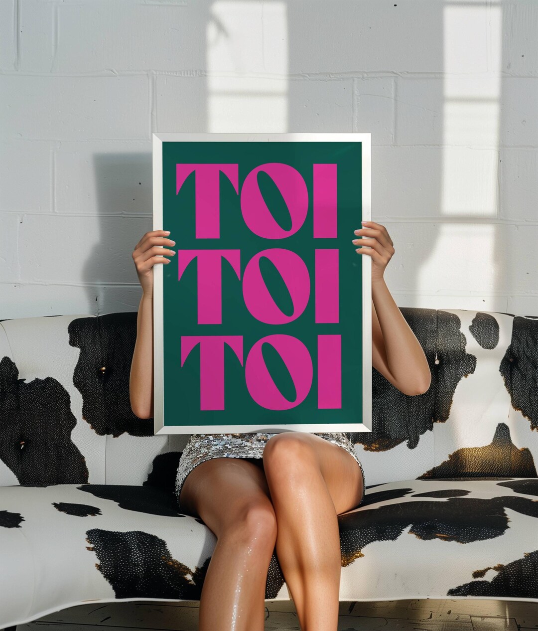 Toi Toi Toi Poster, Good Luck Theatre Saying Print, Music Room Decor ...