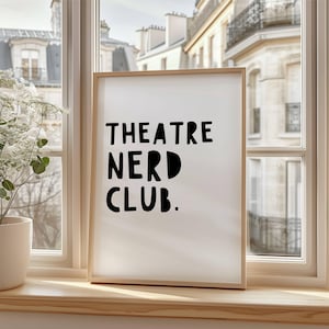 Set of 3 Theatre Lover Posters, Three Piece Digital Wall Art, Drama ...