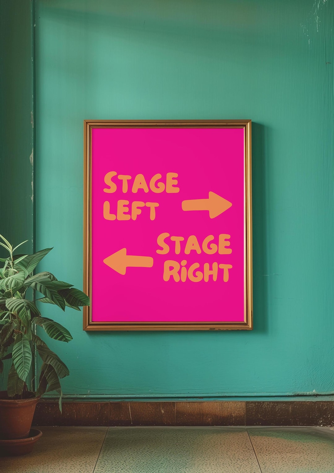 Stage Direction Theatre Lover Poster, Digital Wall Art, Drama Classroom ...