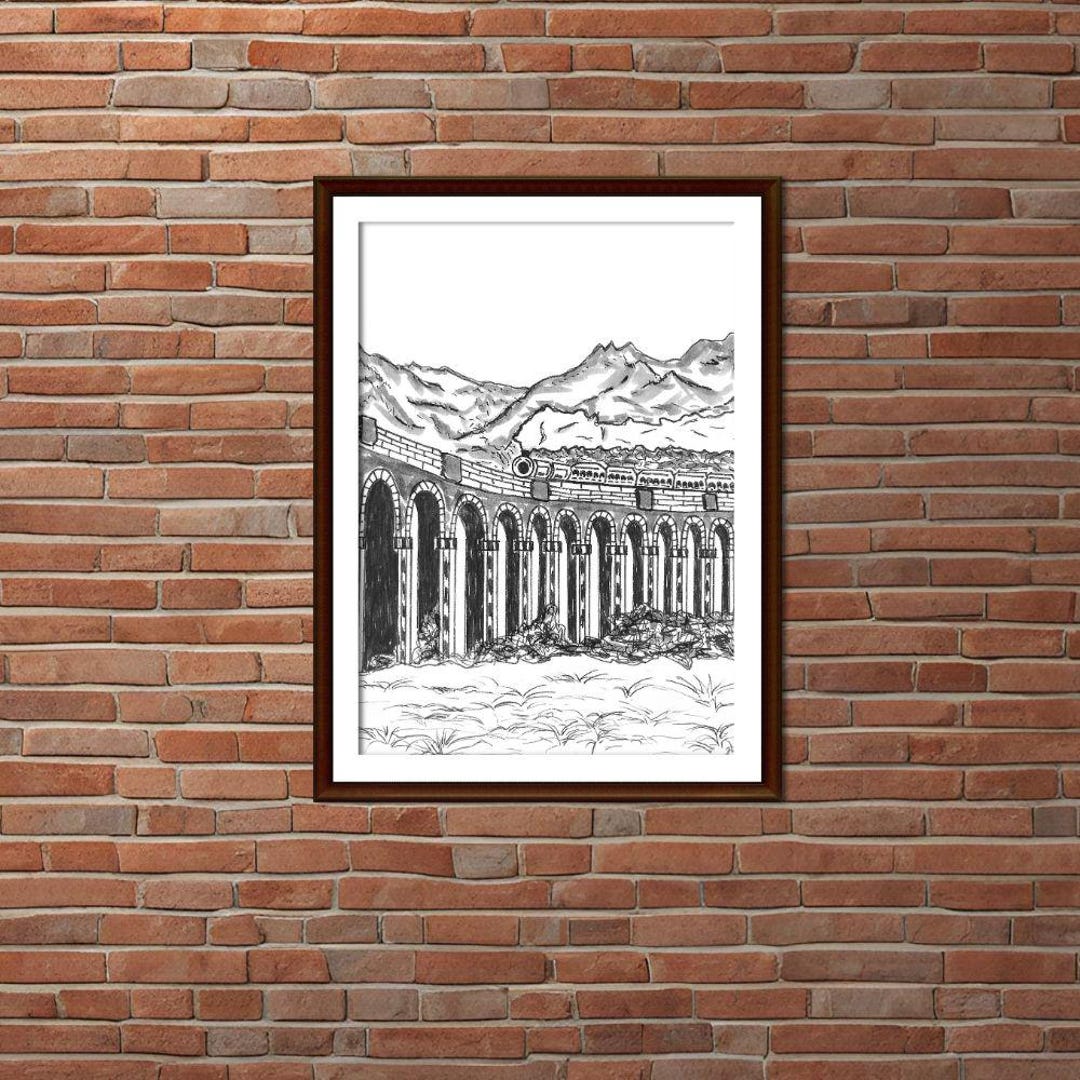 Magical Train Wall Art | Fantasy Digital Illustration | Easy-to-print ...