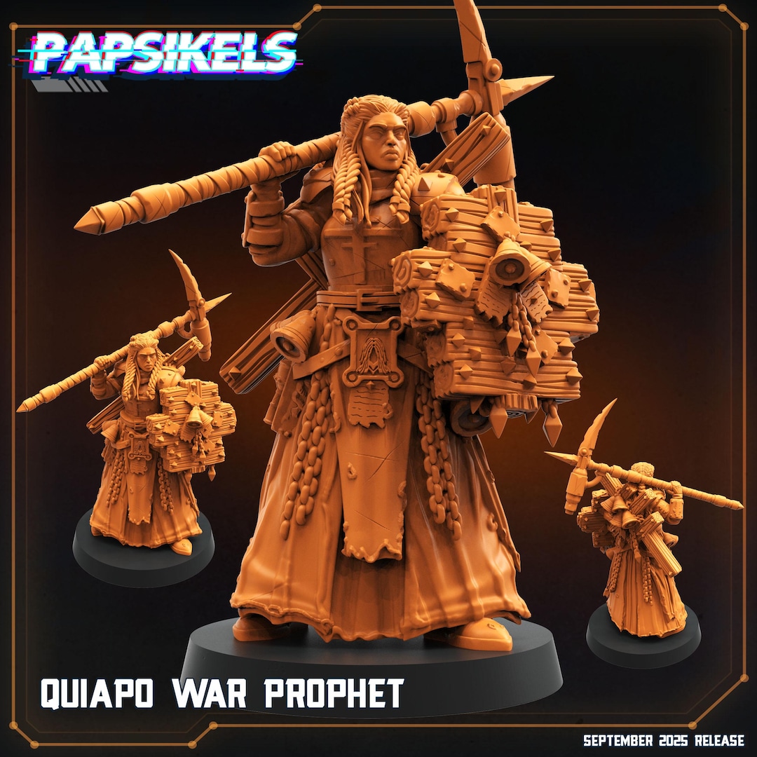 Quiapo War Prophet for Trench Crusade by Papsikels, Miniature for ...