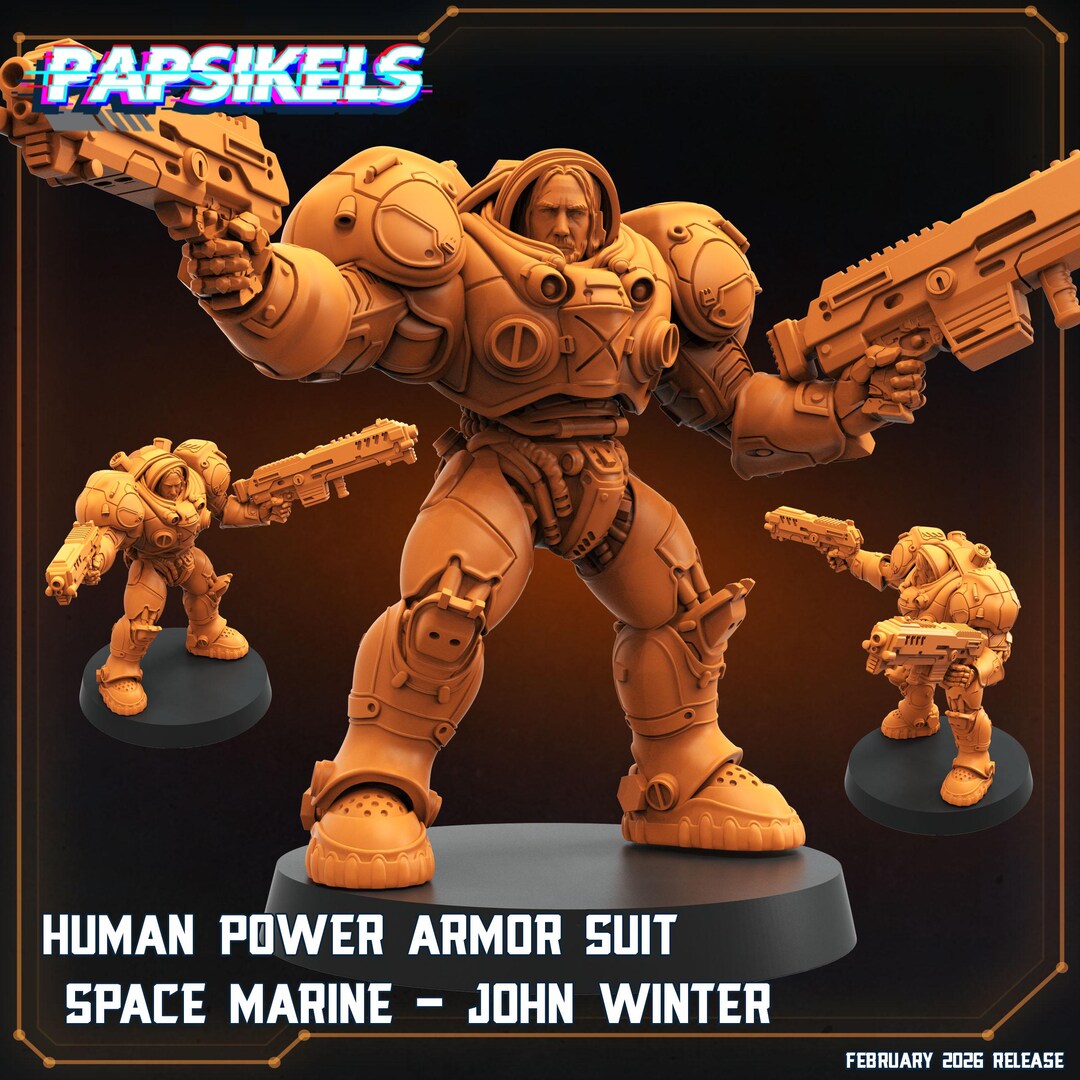 Human Power Armor Suit "space Marine" - John Winter by Papsikels ...