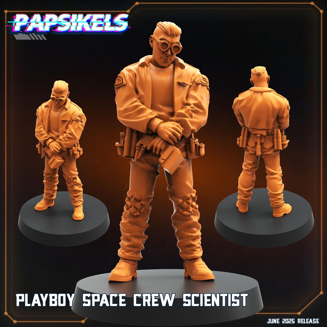Playboy Space Crew Scientist Variant 1-2 by Papsikels, Miniature for ...
