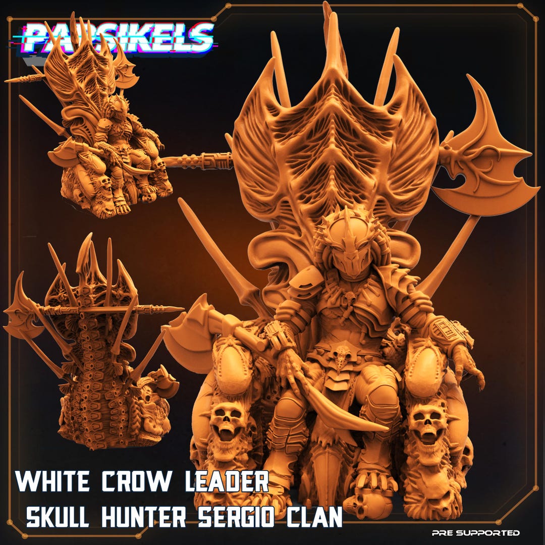 White Crow Clan: Leader Skull Hunter Sergio Clan by Papsikels ...