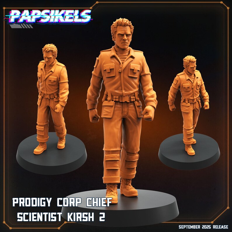 Prodigy Corp Chief Scientist Kirsh Variant 1+2 by Papsikels, Miniature ...
