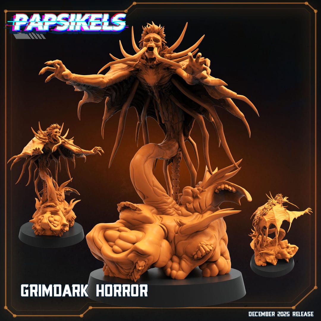 Grimdark Horror for Trench Crusade by Papsikels, Miniature for Tabletop ...