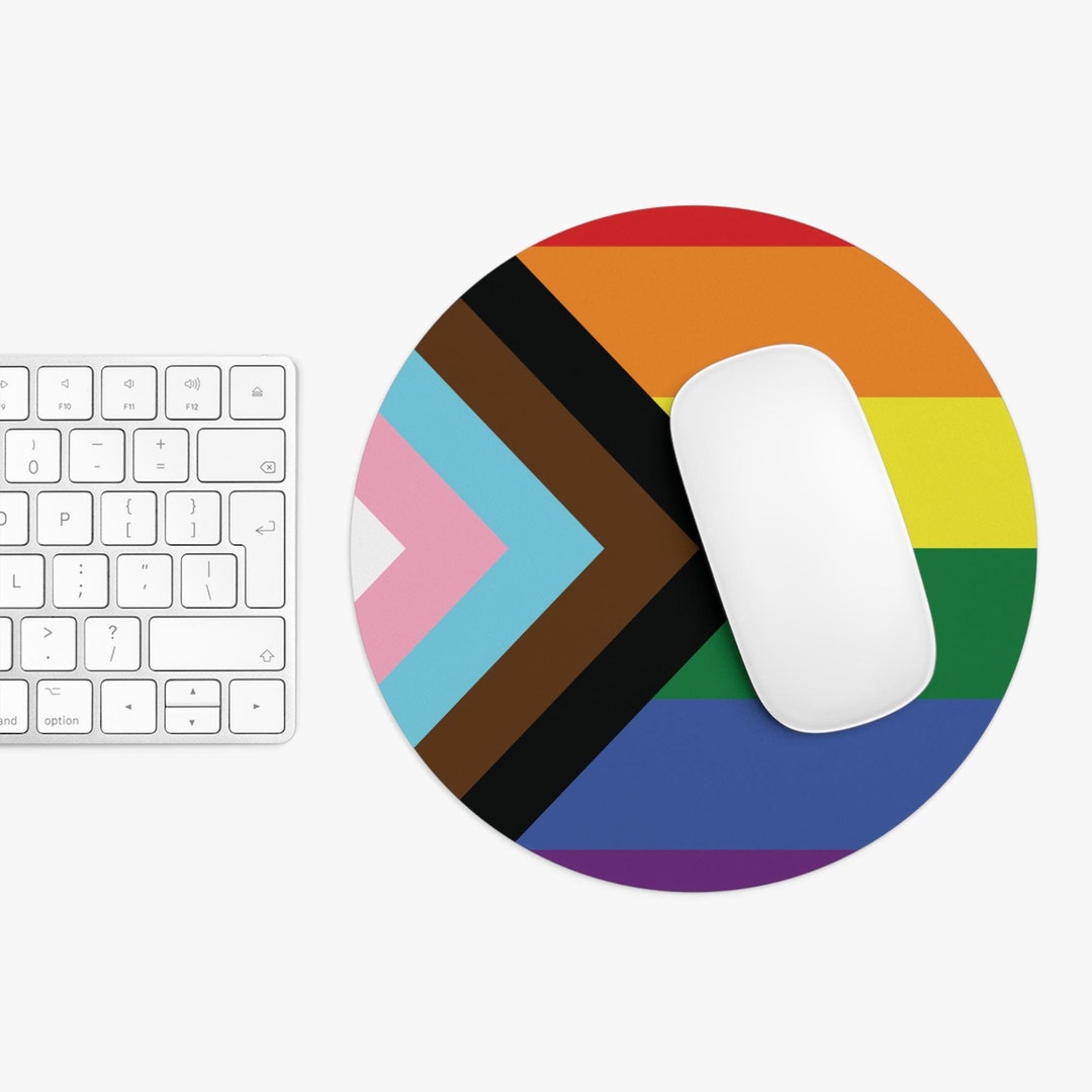 Pride Colorful Mouse Pad, LGBTQ+ Desk Accessory, Rainbow Desk Decor ...