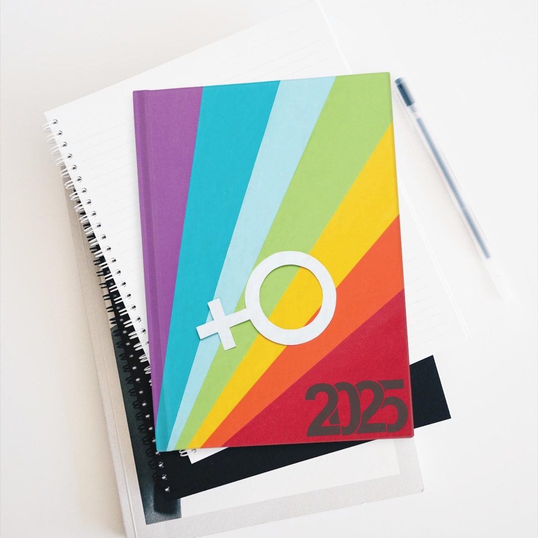 Snake Year 2025 Journal - Female LGBTQ Notepad, Pride Lesbian Writing ...