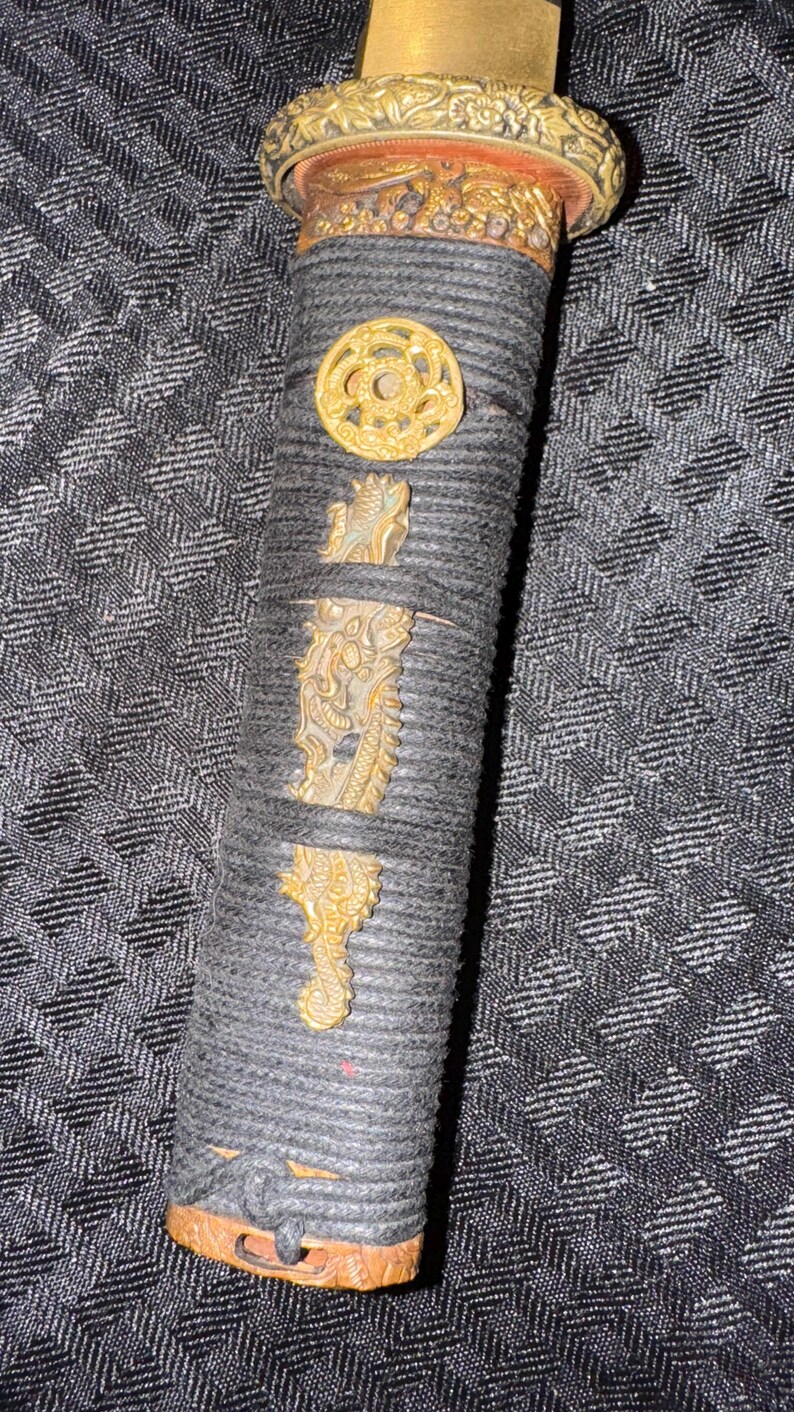 Antique Japanese Tanto Sword Signed - Etsy