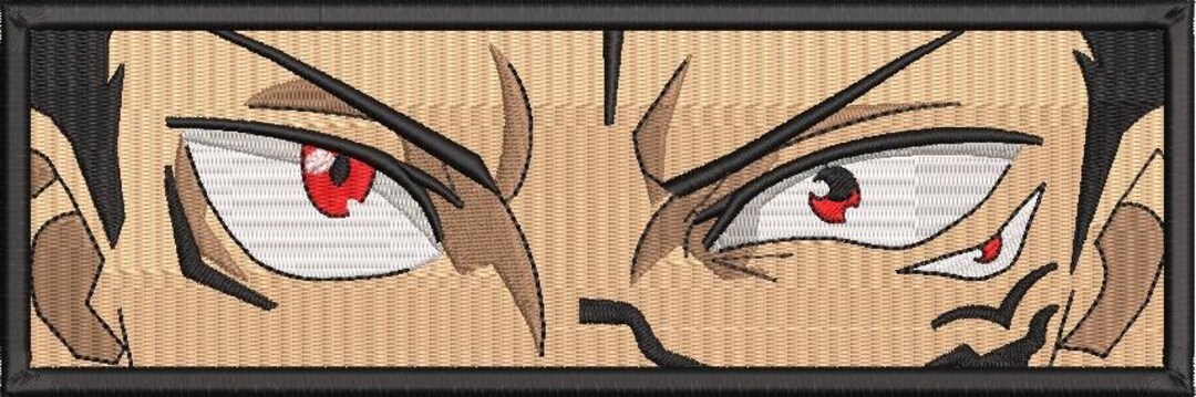 Sukuna Eyes Patch Embroidery File, Machine Embroidery, Embroidery ...