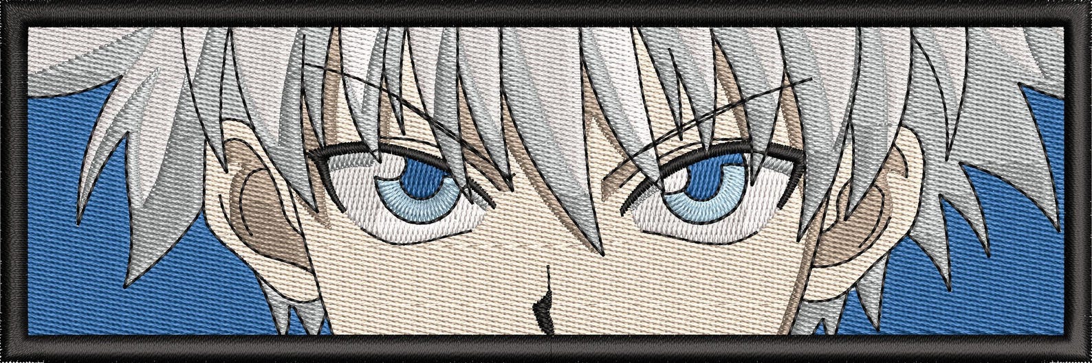 Killua Eyes Patch Embroidery File, Machine Embroidery, Embroidery ...