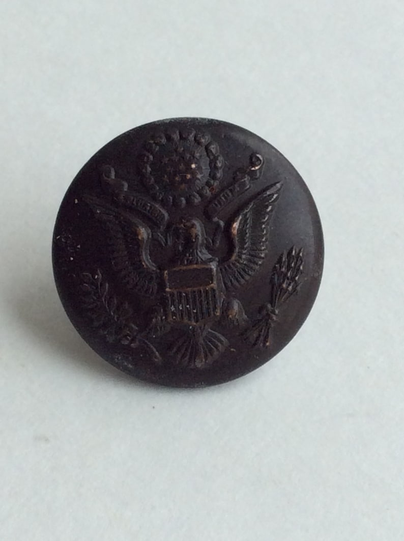 Vintage WWI USA Army Great Seal Uniform Button by Sigmund | Etsy