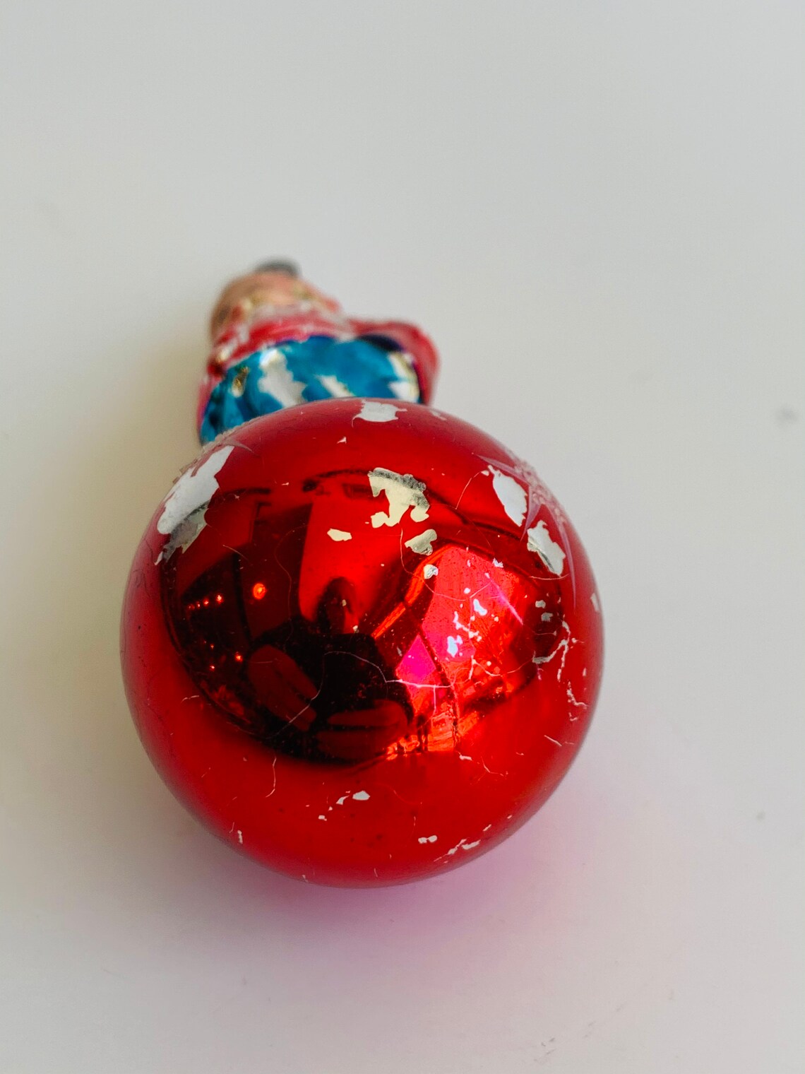 Vintage Mercury Glass Circus Clown Christmas Ornament - Etsy