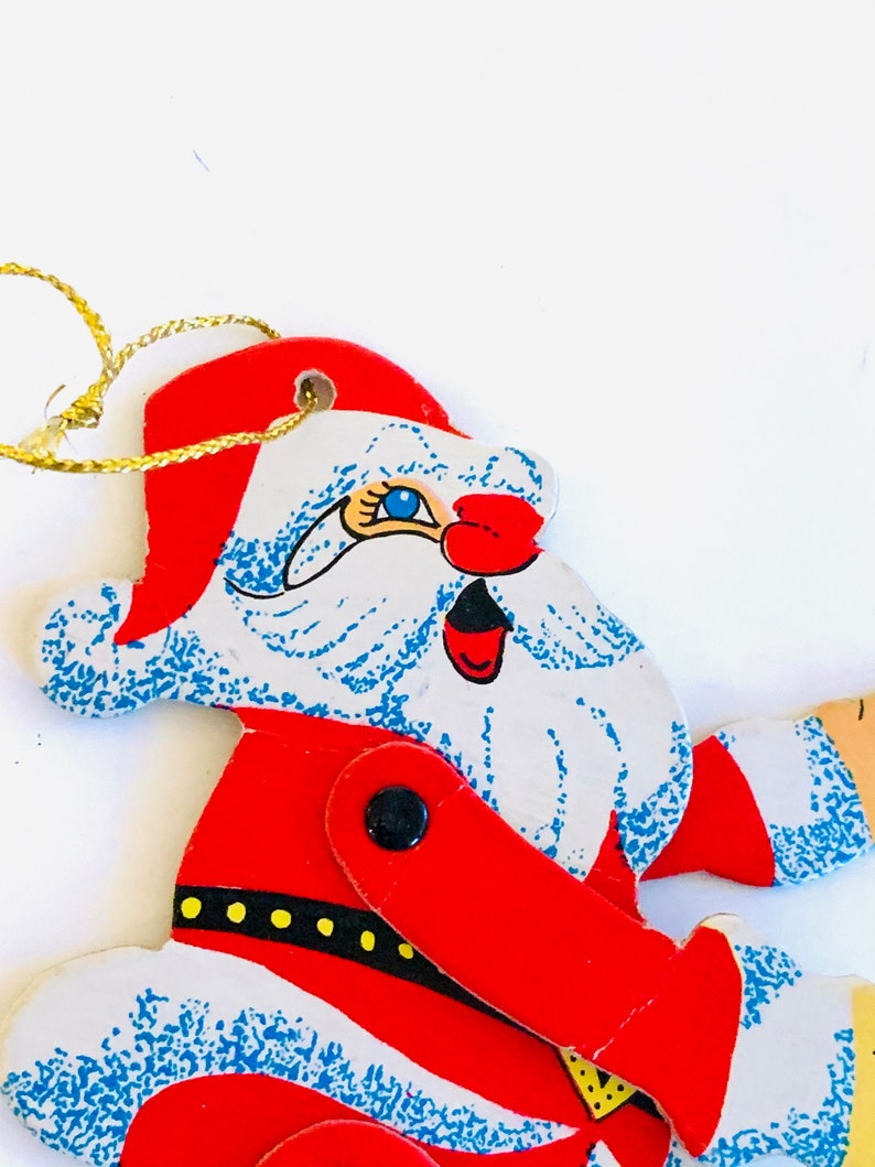 Vintage Paper Santa Clause Christmas Ornament - Etsy