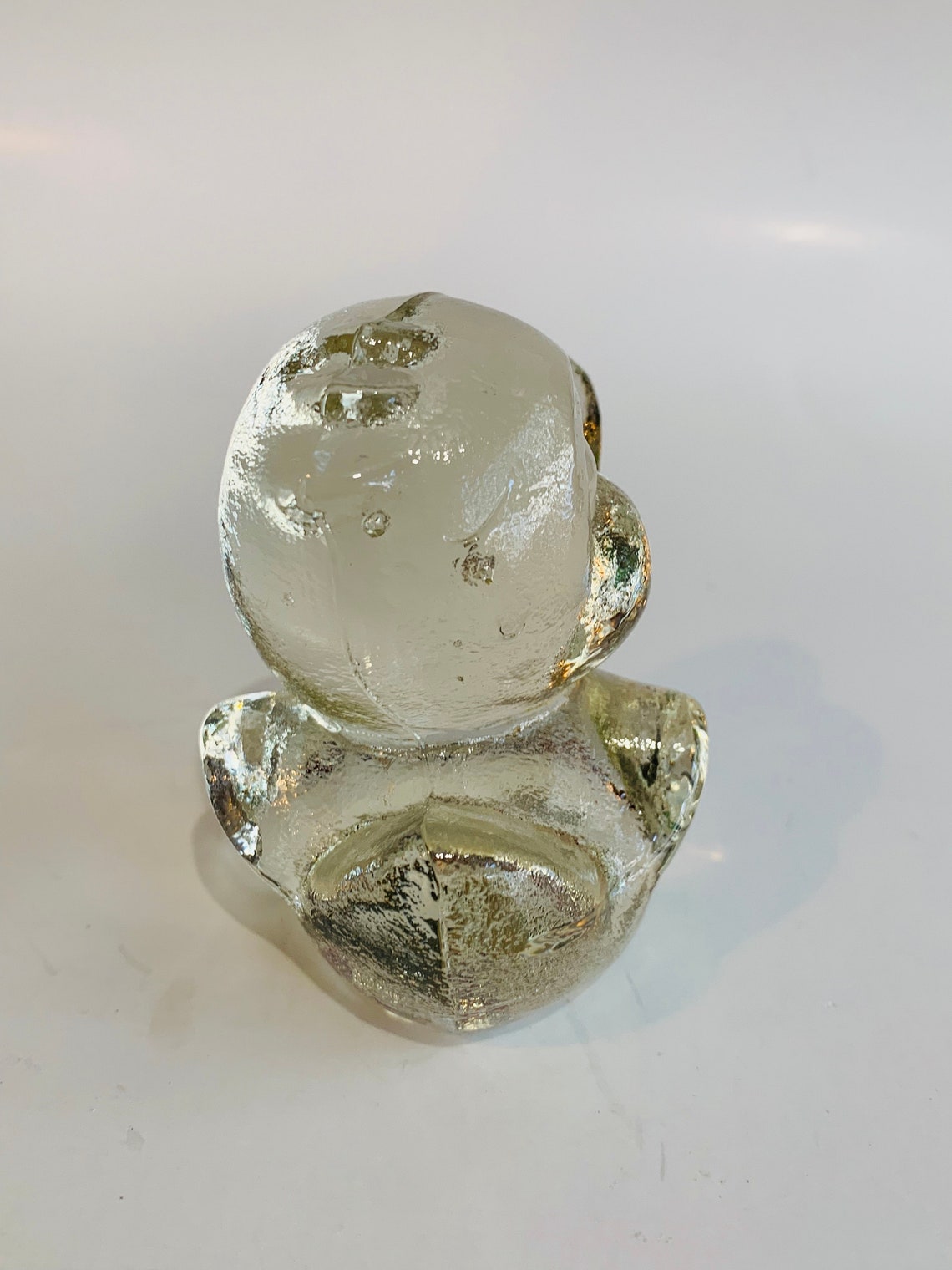 Vintage Clear Goebel Glass With Texture Duckling - Etsy