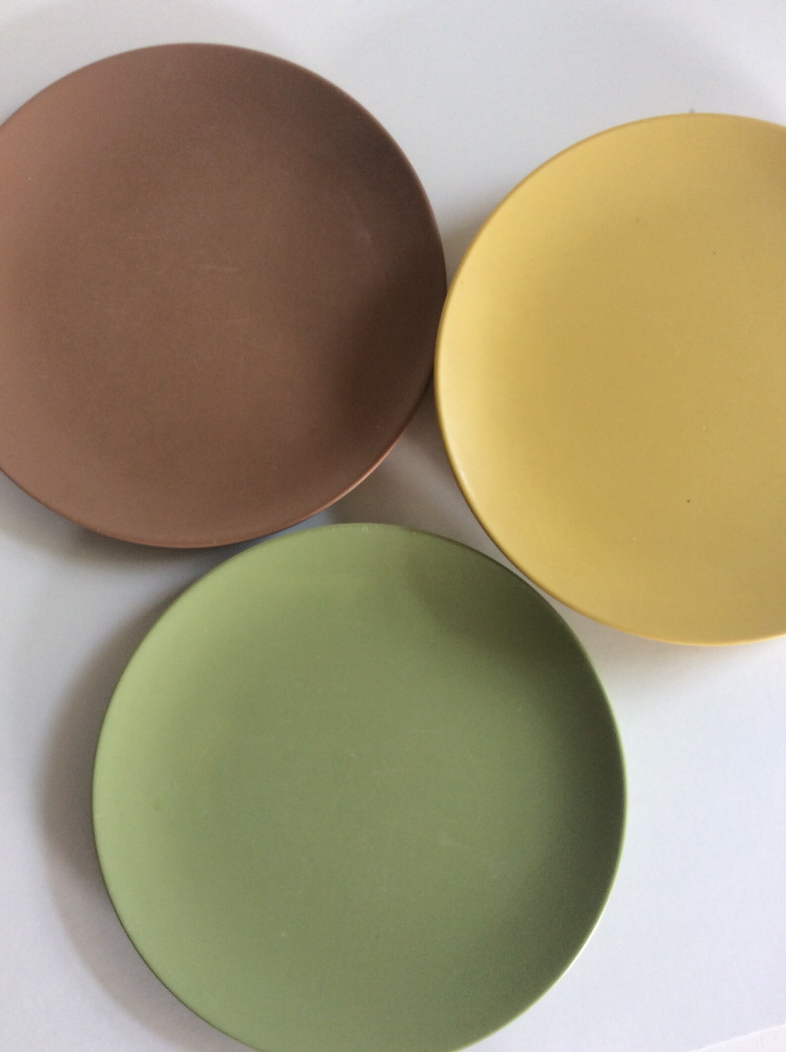 Vintage Malmac Dishes in Mustard Avocado Chocolate and - Etsy