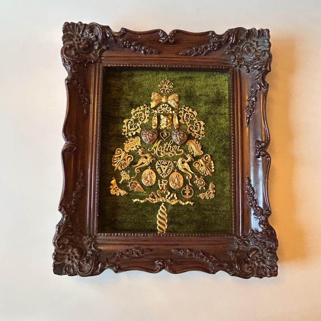 Found Object Tree Assemblage, Original Framed Art - Etsy