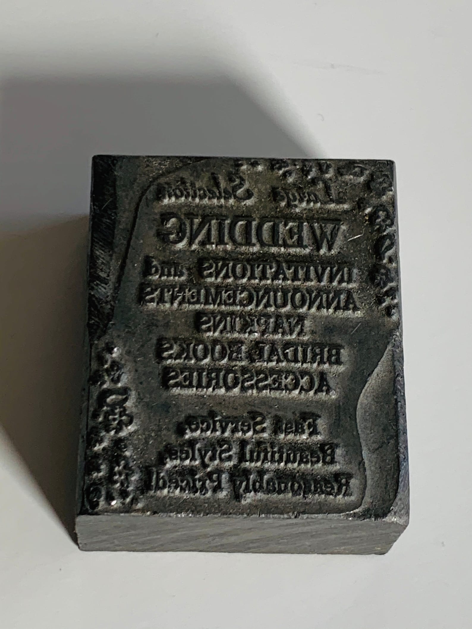 Vintage Newspaper Set Stamp Wedding Announcement | Etsy