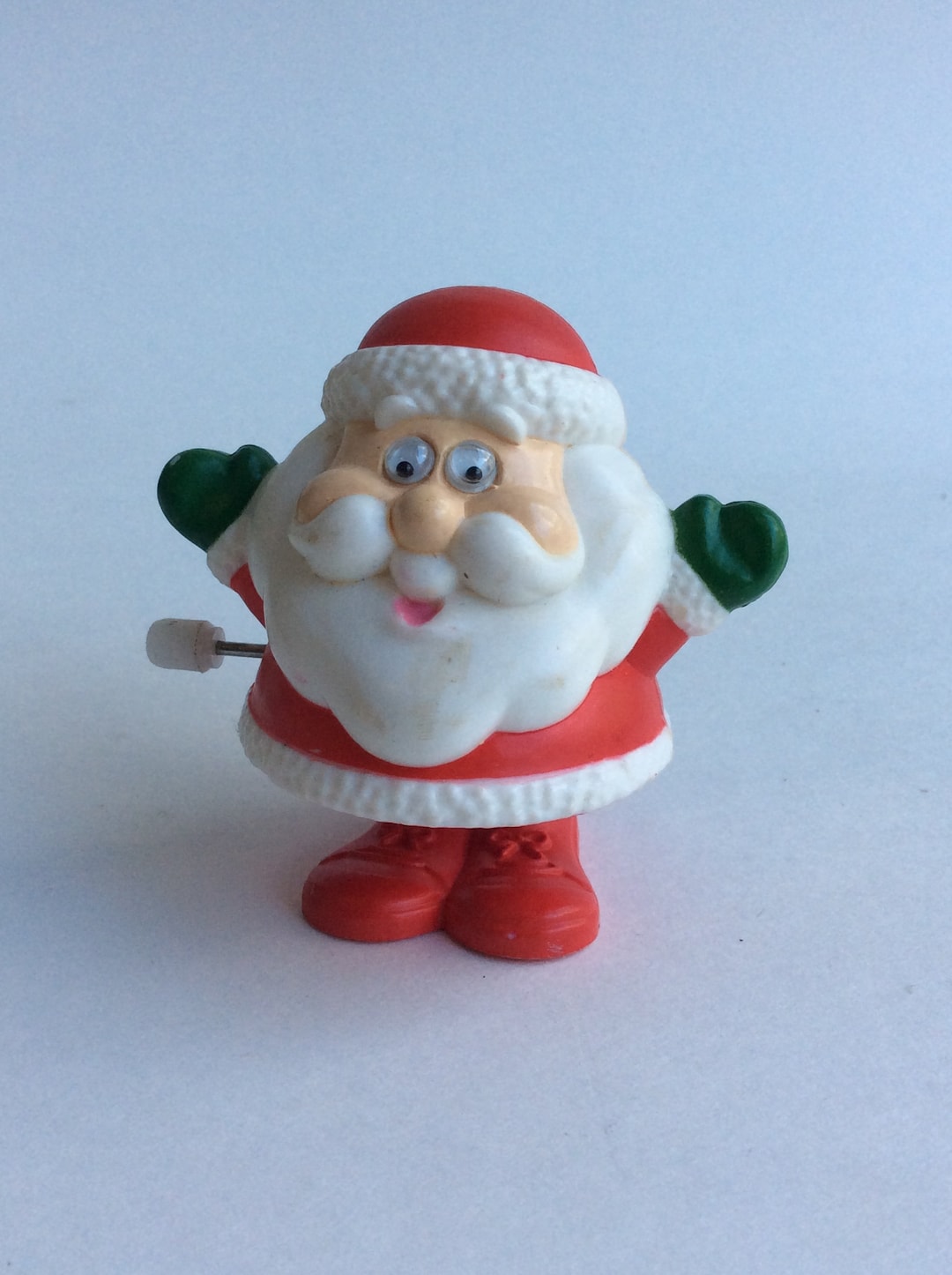 Vintage Russ Wind up Santa - Etsy
