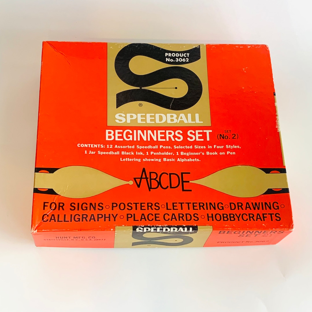 Vintage Speedball Beginners Set, No. 2 - Etsy