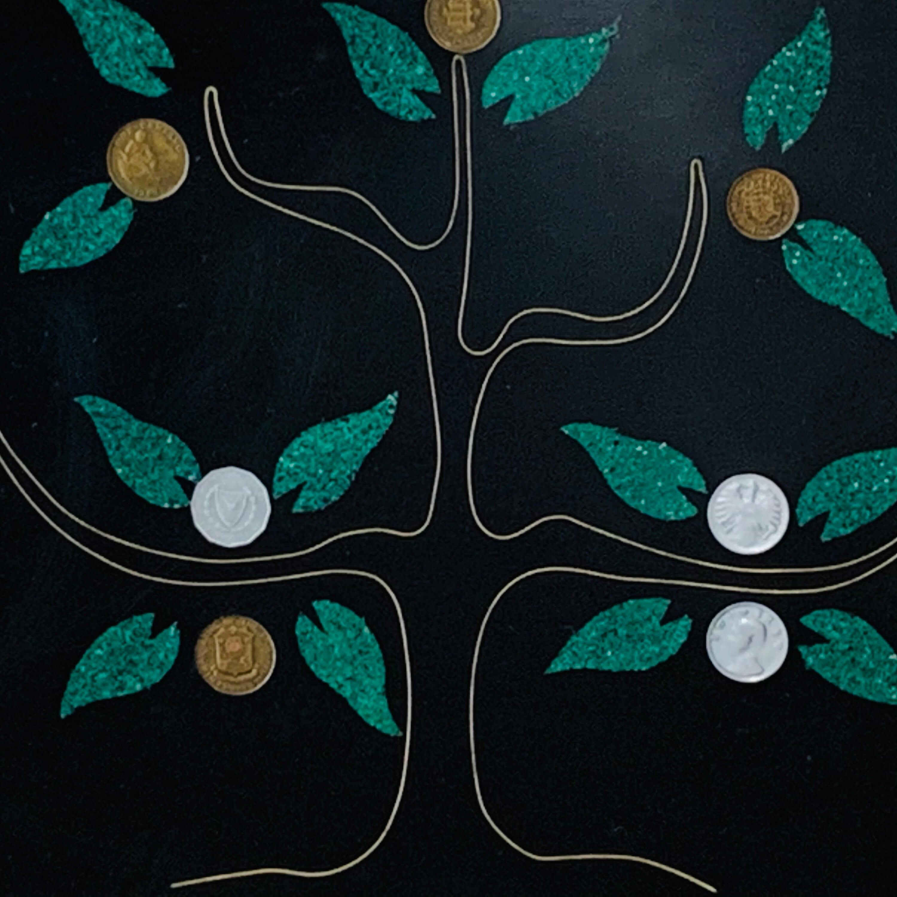 Vintage Money Tree Tray by Couroc Monterey | Etsy