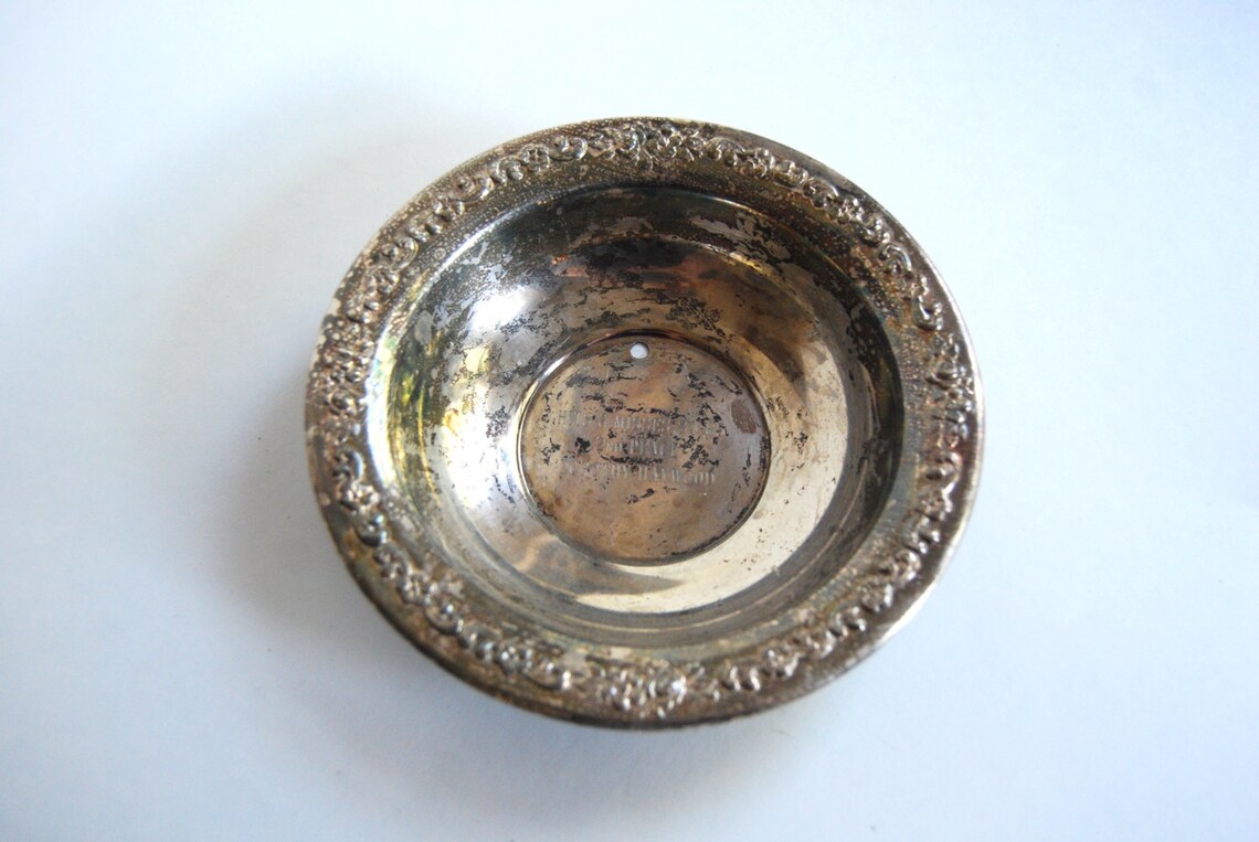 Vintage Silver Metal Trophy Award - Etsy