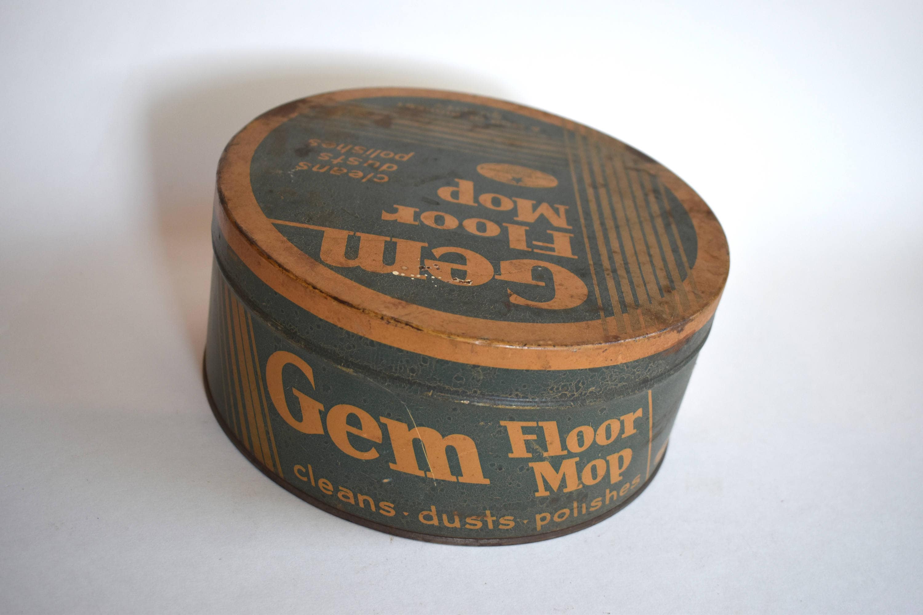 Vintage Gem Floor Mop Tin | Etsy