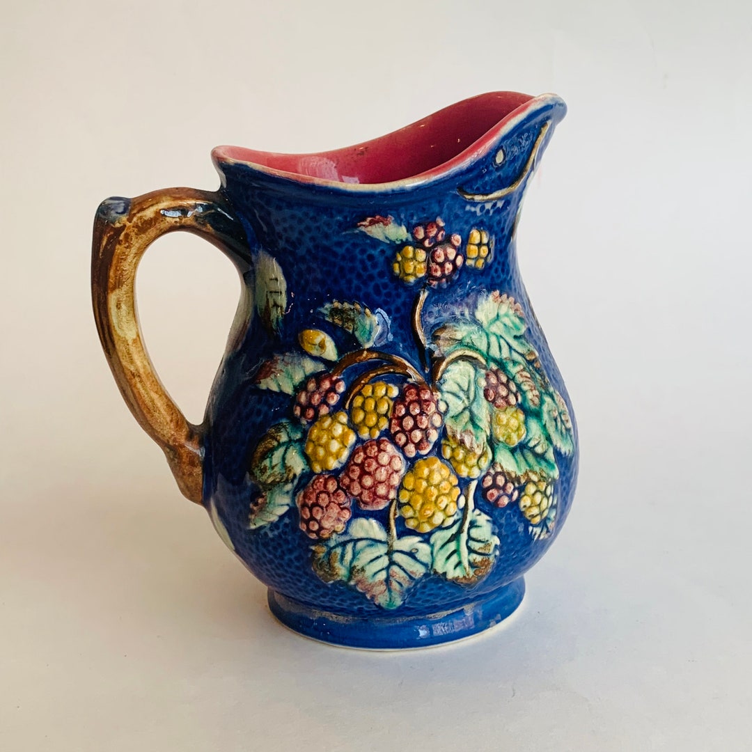 Antique Shorter (and Sons) England, Pitcher, Berries, 36s - Etsy