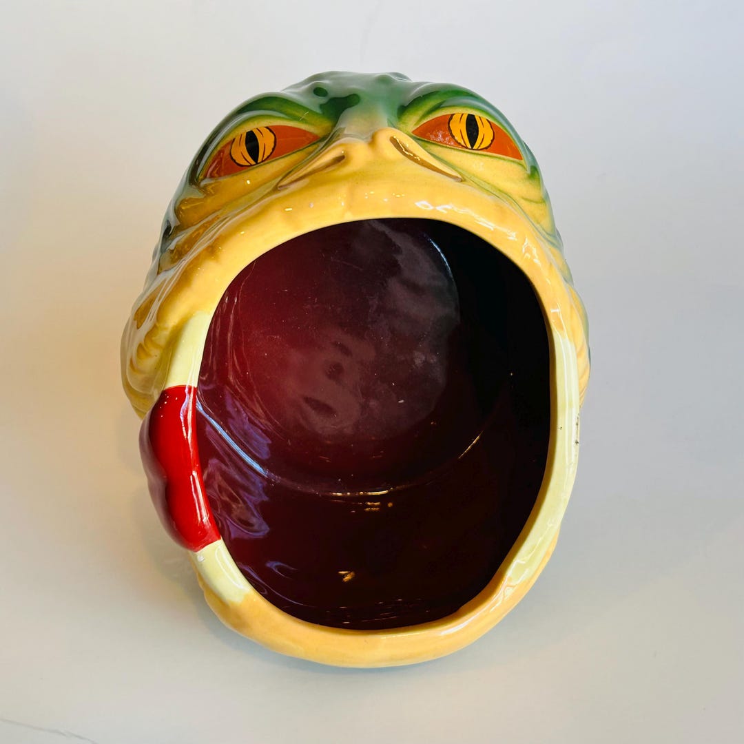 Vintage Think Geek Star Wars Jabba the Hut Ceramic Snack Bowl - Etsy