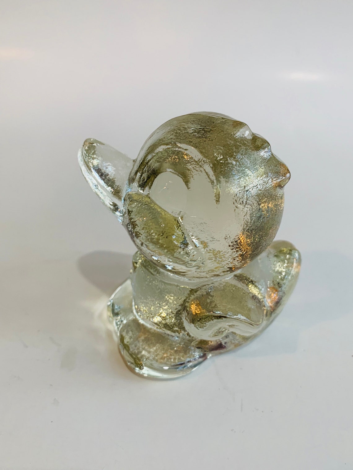 Vintage Clear Goebel Glass With Texture Duckling - Etsy