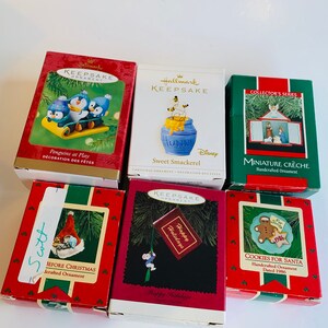 Collection of Vintage Hallmark Ornaments - Etsy