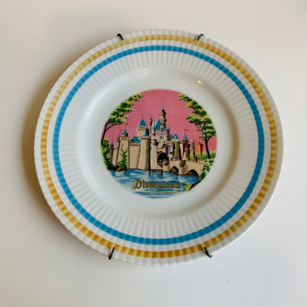 Disneyland Vintage Plate - Etsy