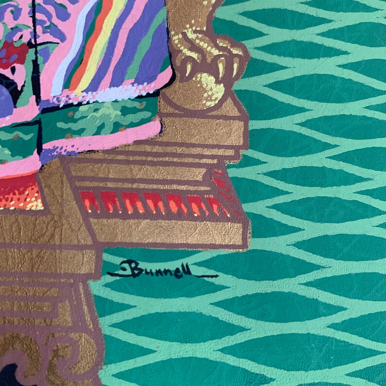 Vintage James Bunnell Serigraph Chinese Ancestor Print - Etsy