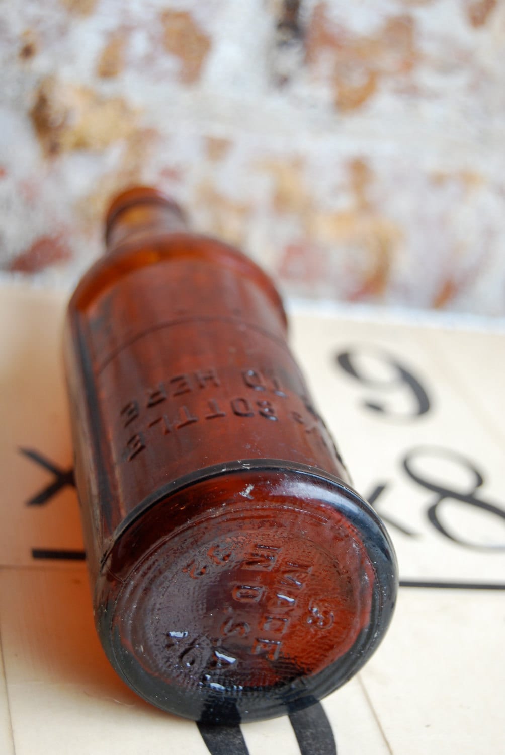 Vintage Brown Certo Bottle - Etsy