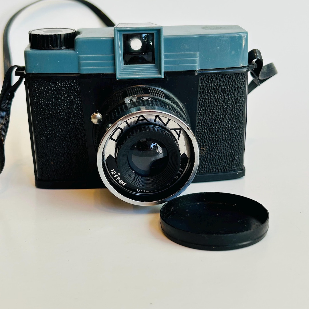 Vintage Lomography Diana Camera, Blue and Black - Etsy