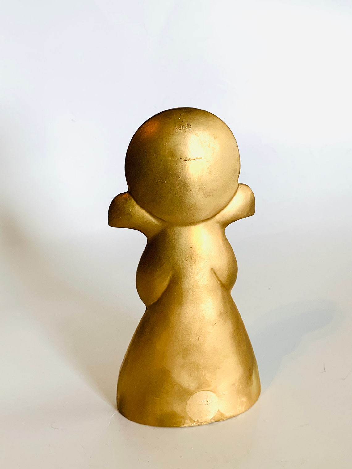 Vintage Angel Figurine in Gold Mid Century | Etsy