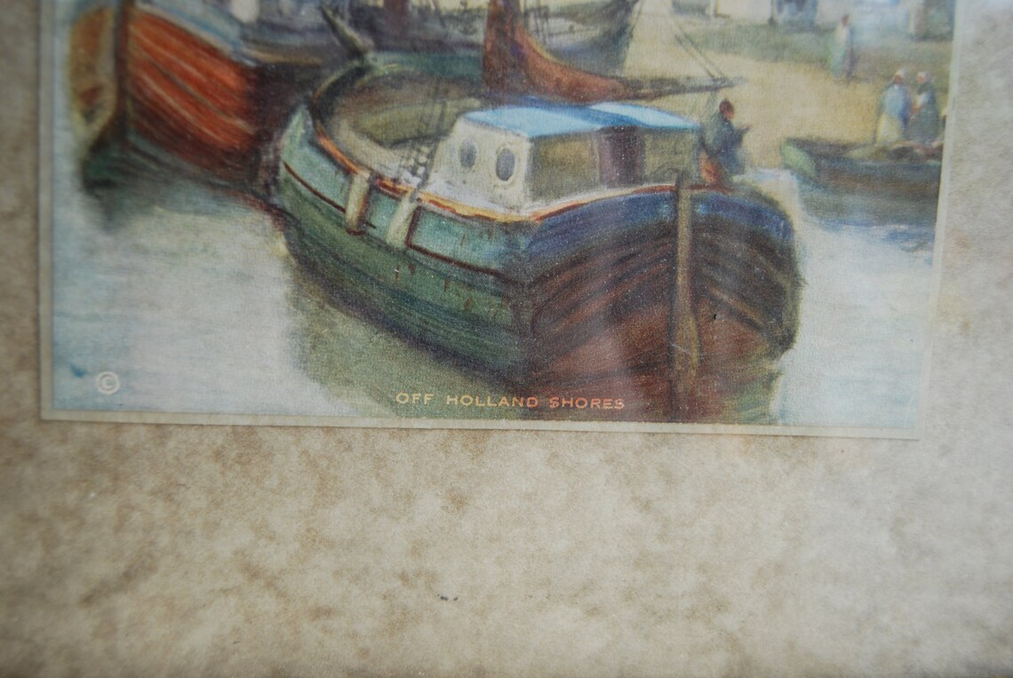 Vintage Framed Holland Print - Etsy