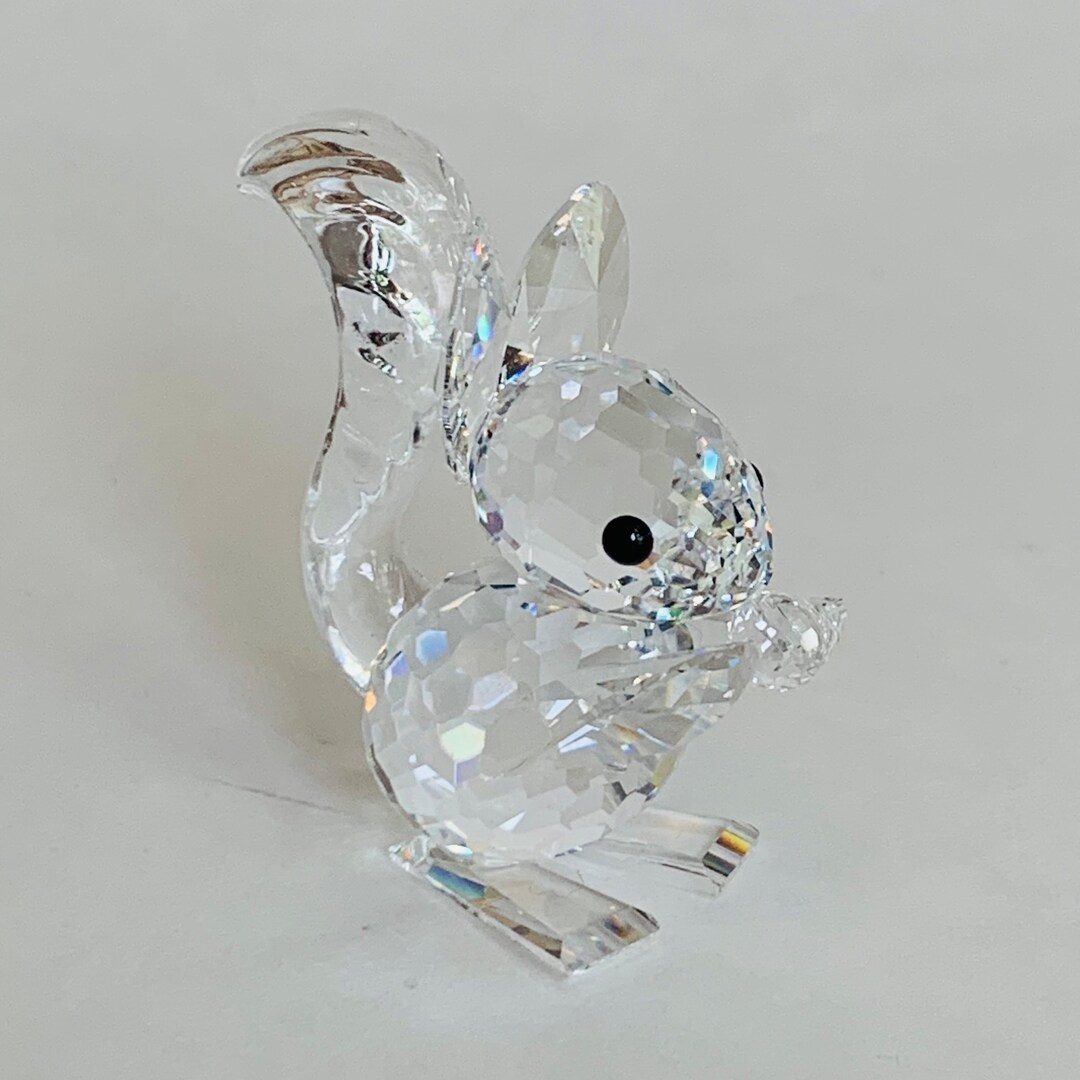 Vintage Swarovski Crystal Squirrel - Etsy