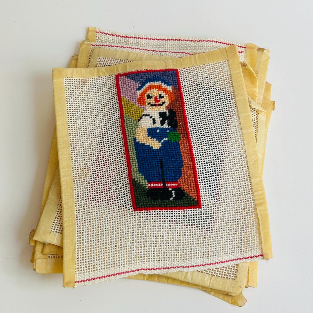 Vintage Needlepoint Examples Collection - Etsy