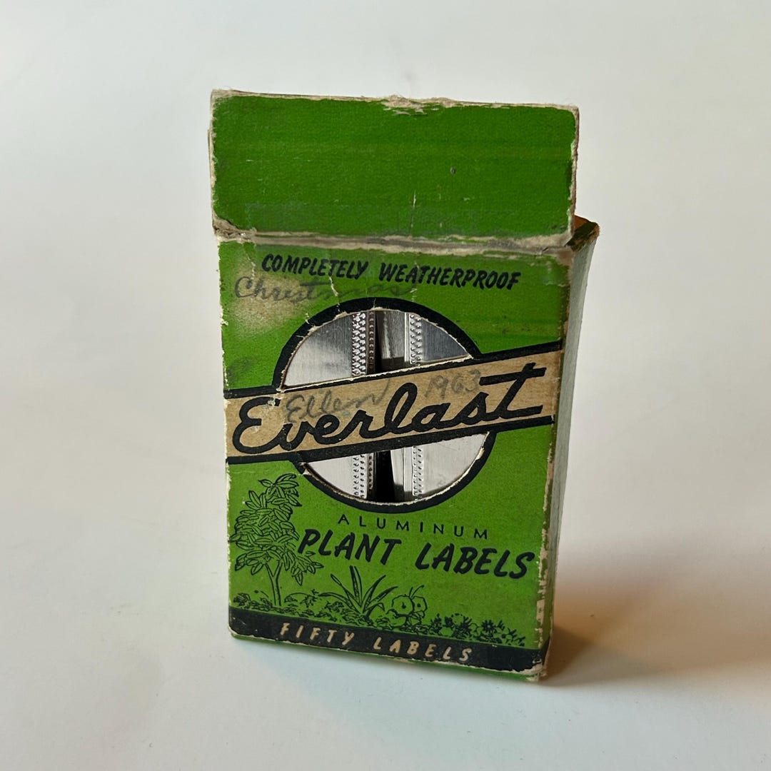 Vintage Everlast Aluminum Plant Labels - Etsy