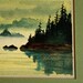 Vintage Ann Rutter Original Framed Watercolor Painting, Landscape - Etsy