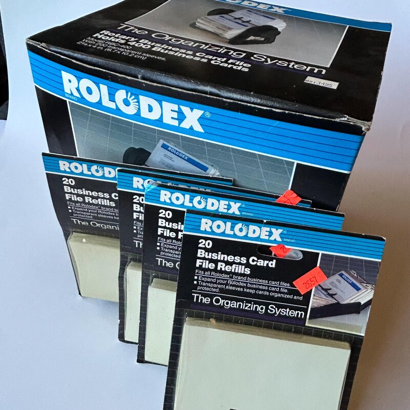 Rolodex Card Holder - Etsy