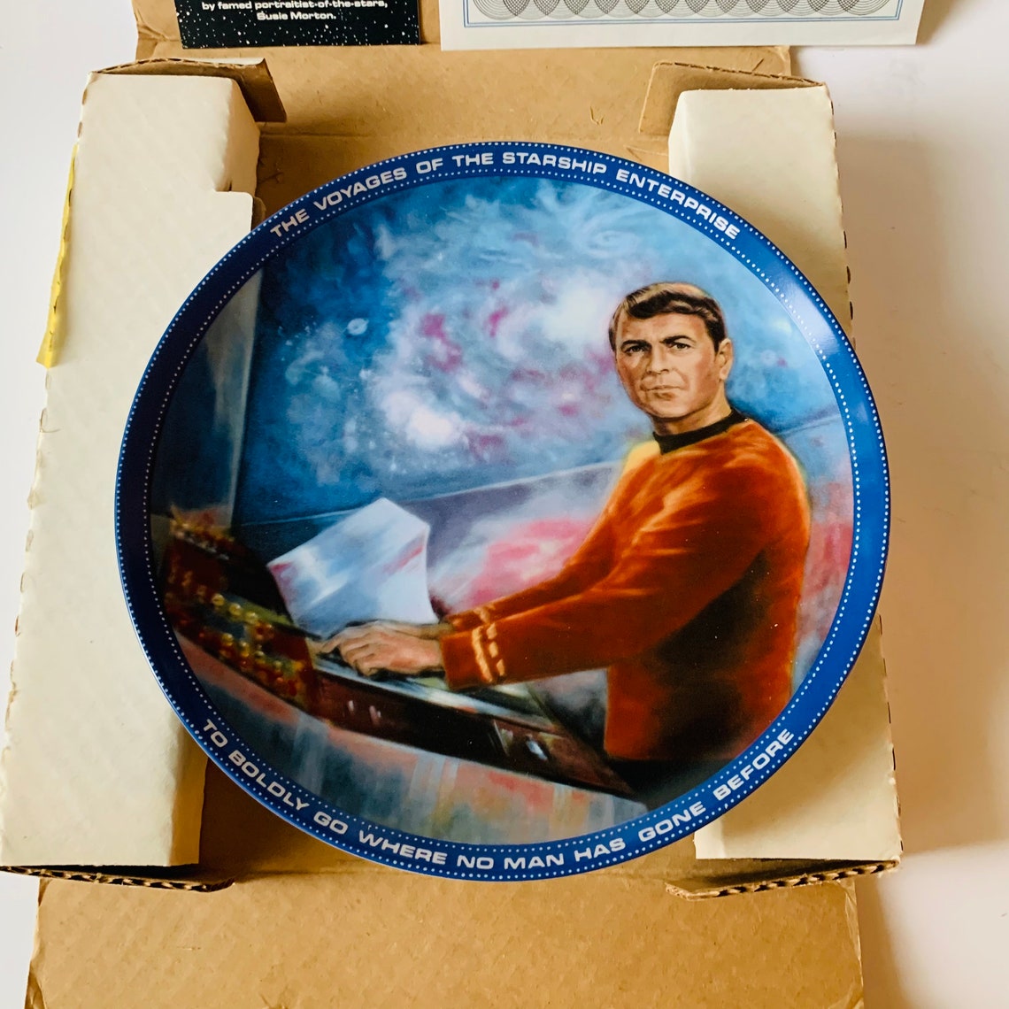 Vintage Star Trek Collector Plate , Hamilton Collection, Scotty - Etsy