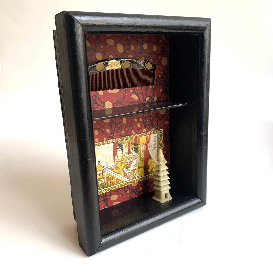Vintage Diorama, Far East Themed - Etsy