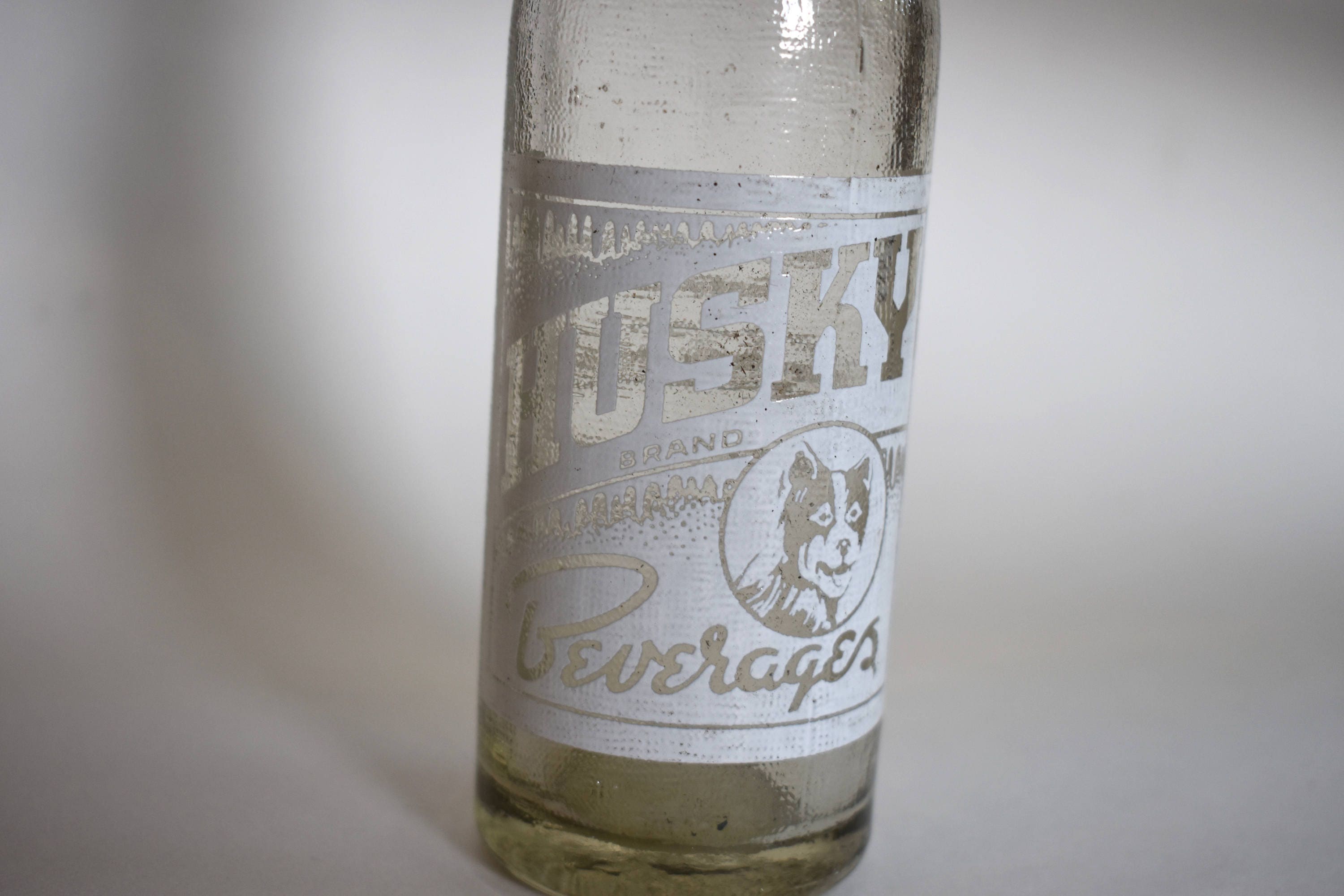 Vintage Husky Brand Beverages Soda Bottle | Etsy
