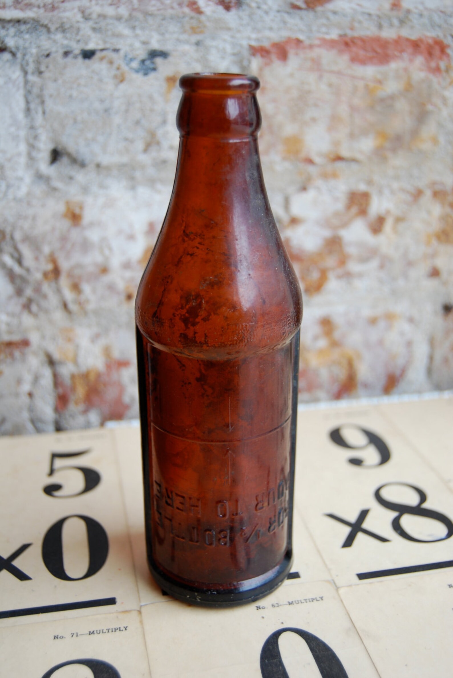 Vintage Brown Certo Bottle - Etsy